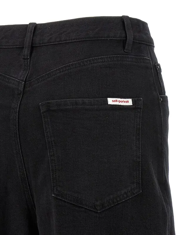 SELF-PORTRAIT Barrel Leg' Jeans