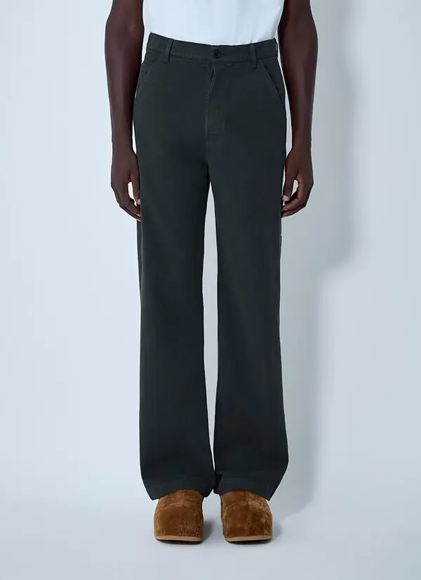 Dries Van Noten Drawstring Cotton Pants