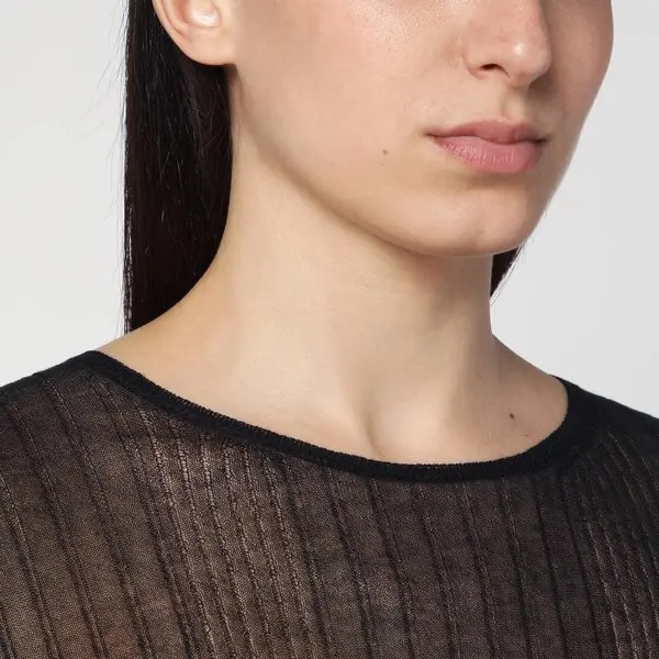 ROBERTO COLLINA Semi-transparent Sweater