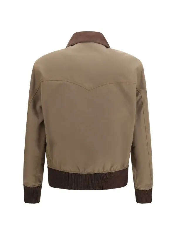 Prada Jacket With Corduroy Collar