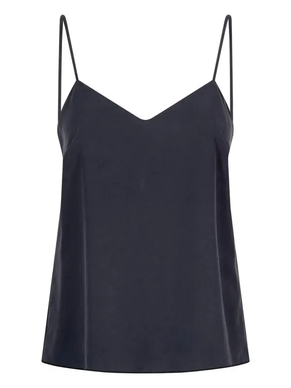 Max Mara Silk Canvas Top