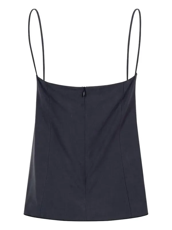 Max Mara Silk Canvas Top