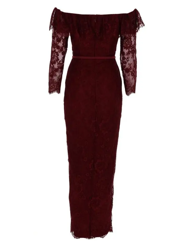 SELF-PORTRAIT Lace Dress With Jewel Buttons - Multicolor