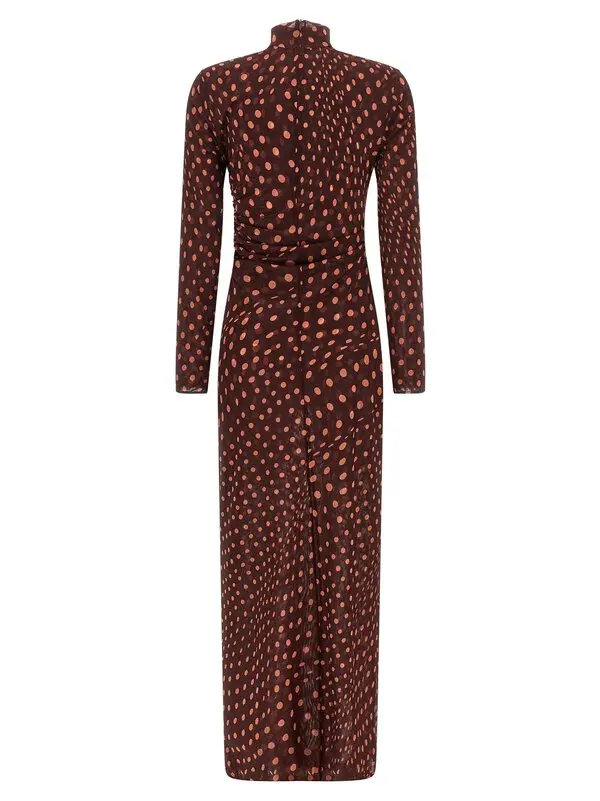 Stella McCartney Polka Dot Mesh Dress - Multicolor