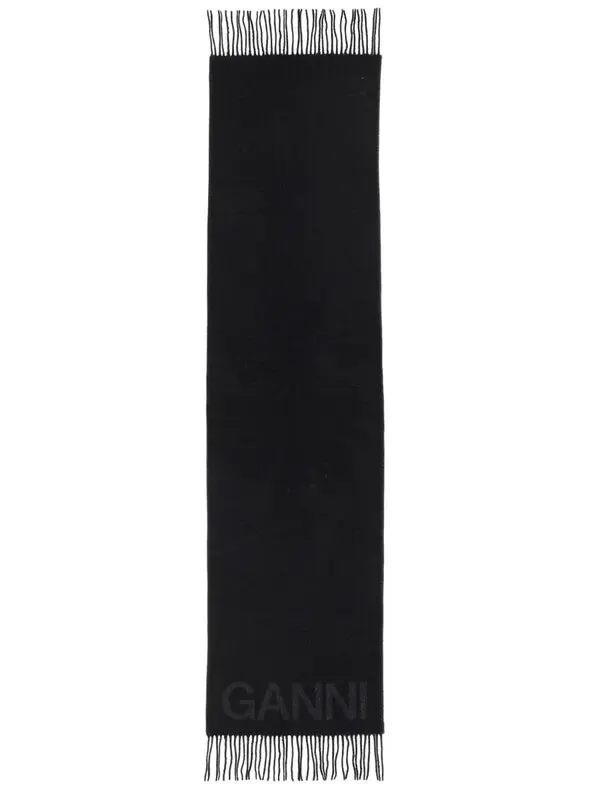 GANNI Scarf With Logo