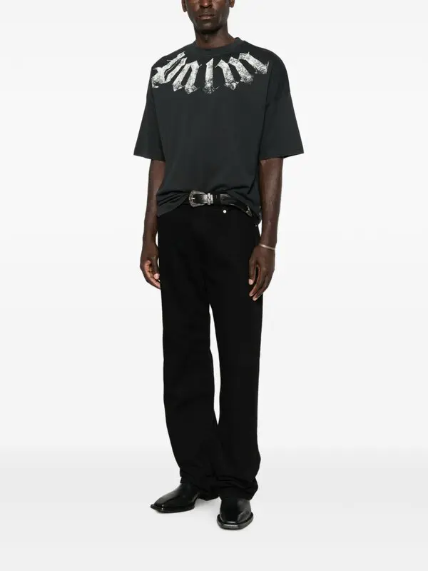 Palm Angels Logo Cototn T-shirt
