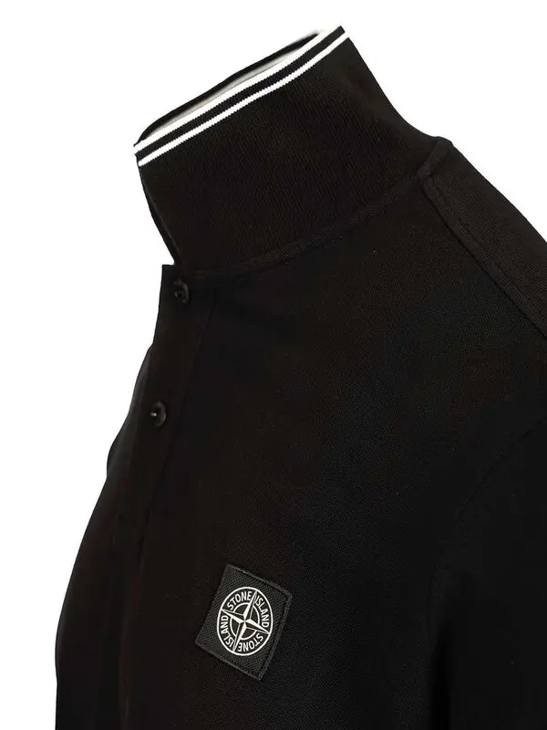 Stone Island Long-sleeved Polo Shirt