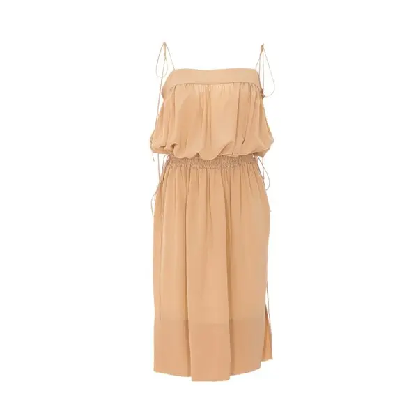 Saint Laurent Midi Balloon Dress
