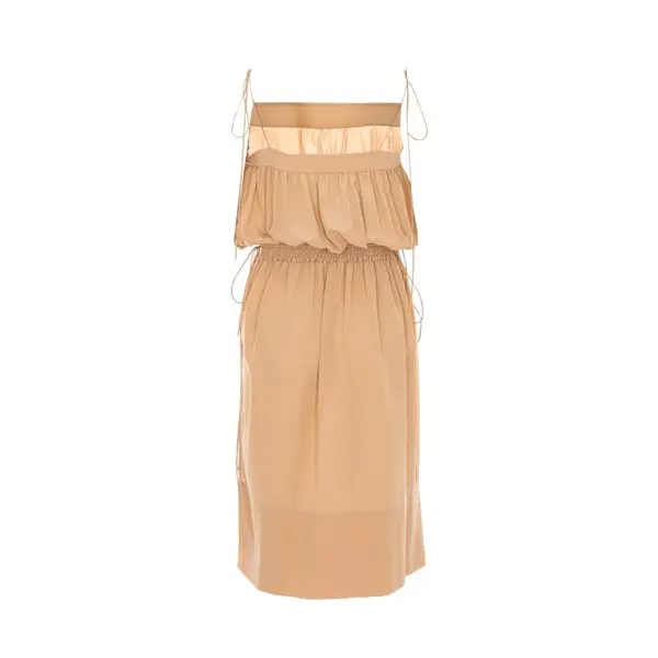 Saint Laurent Midi Balloon Dress