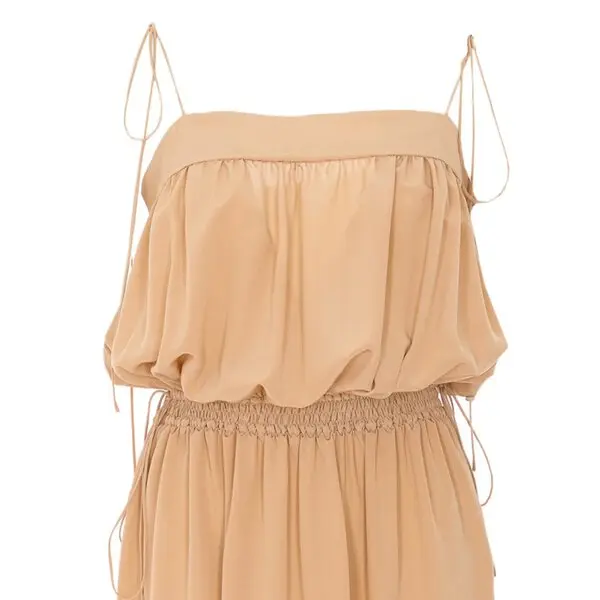 Saint Laurent Midi Balloon Dress