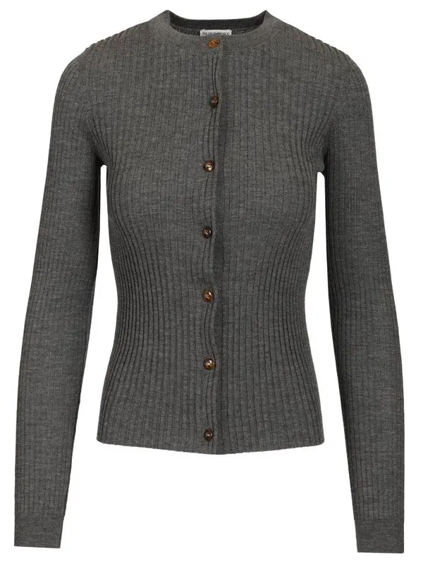Burberry Cashmere Cardigan - Gray