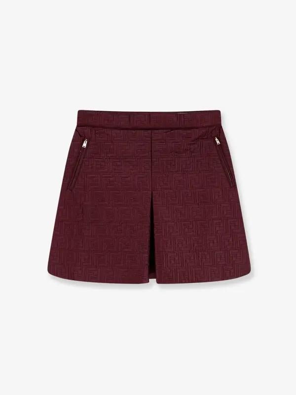 Fendi Quilted Nylon Mini Skirt