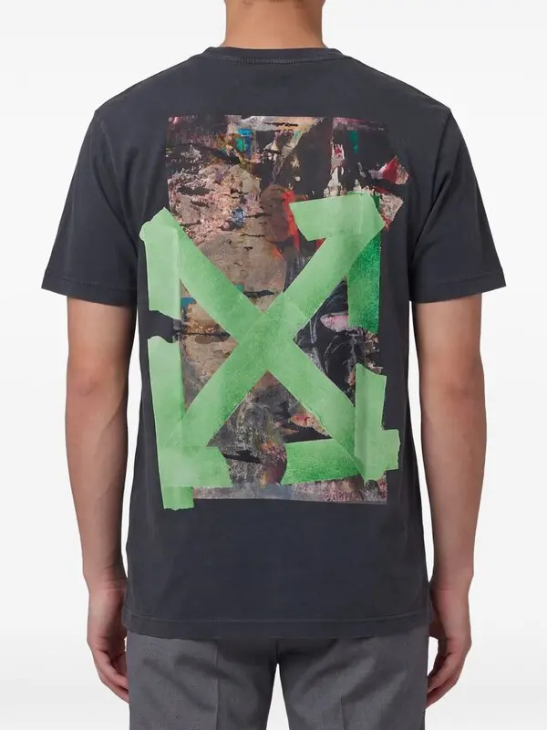 Off-White Bacco Arrow Skate Cotton T-shirt
