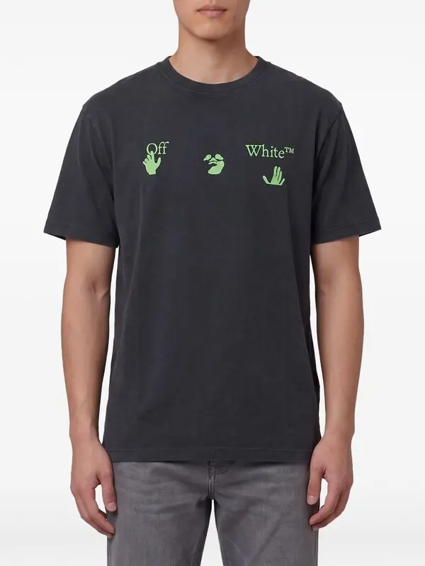 Off-White Bacco Arrow Skate Cotton T-shirt - Multicolor