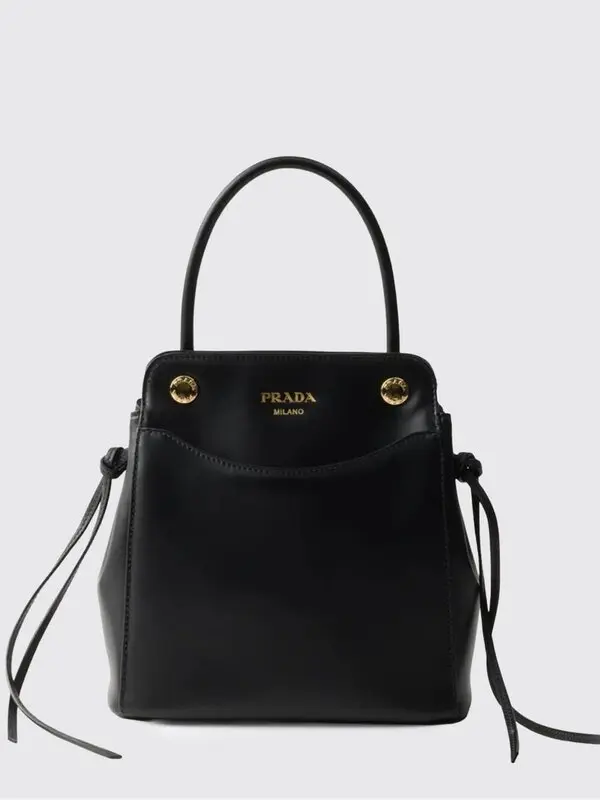 Prada Leather Shoulder Bag - Black