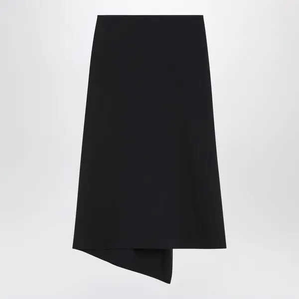 Victoria Beckham Wool Blend Skirt - Blue