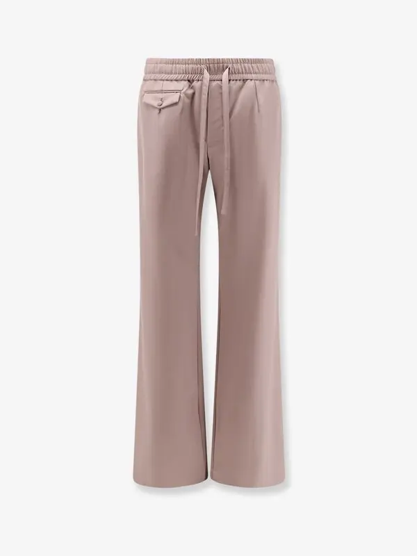 Dolce & Gabbana Virgin Wool Trousers - Multicolor