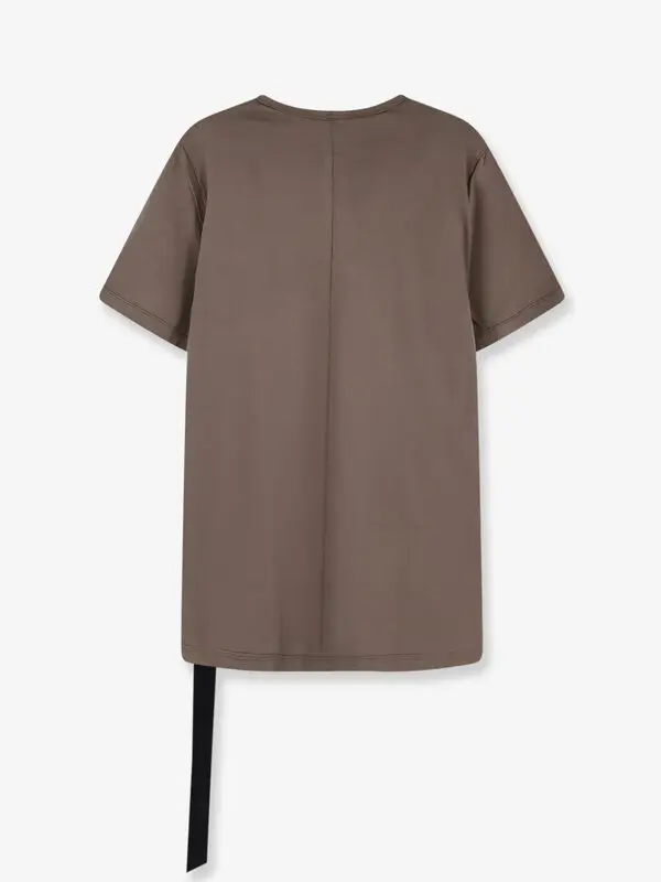 Rick Owens Cotton T-shirt With Level Print On The Front