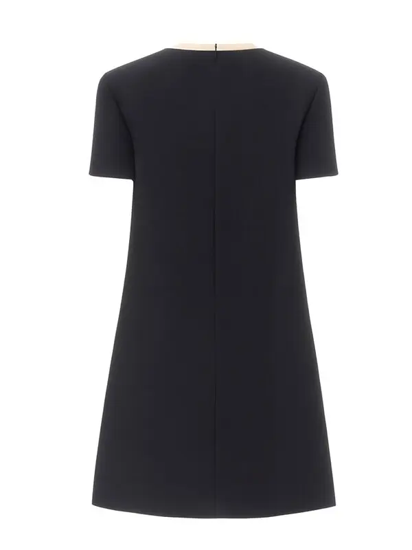 Valentino Garavani Wool And Silk Mini Dress