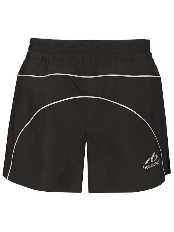Balenciaga Techwear Sports Shorts - Black