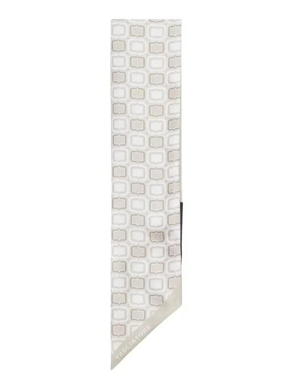 Tagliatore Scarf With Geometric Print - Multicolor
