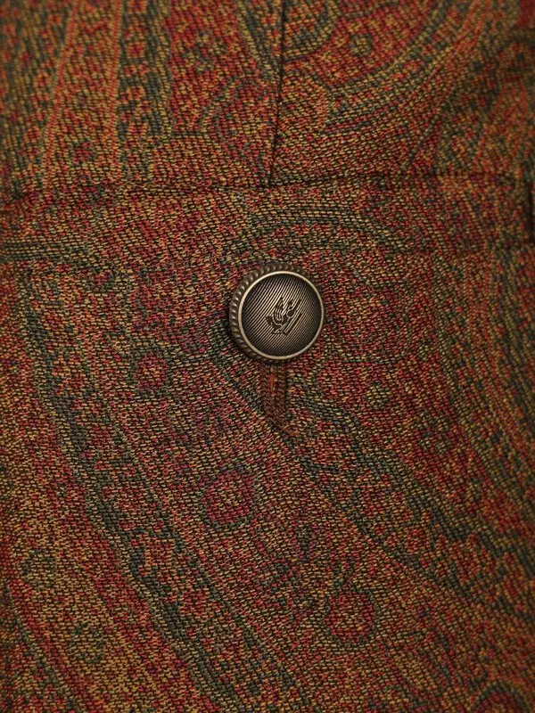 Etro Jacquard Trousers - Multicolor