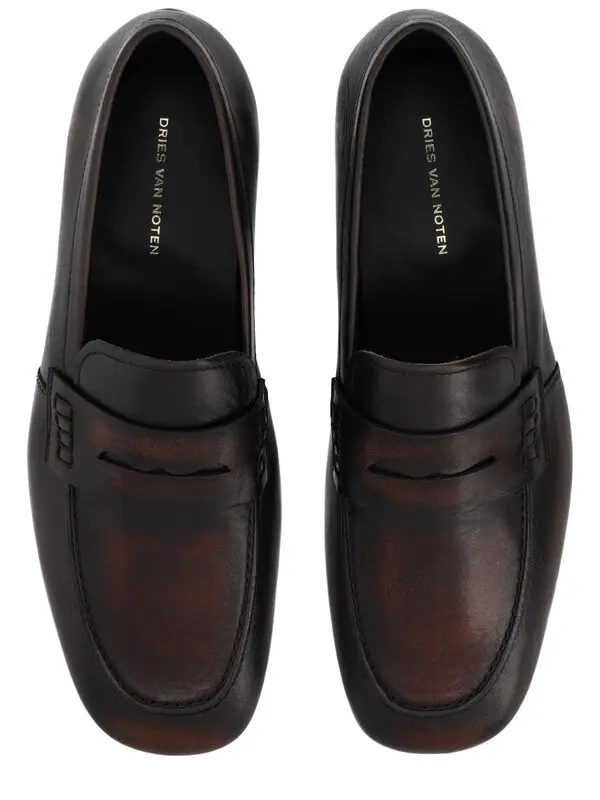 Dries Van Noten Leather Loafer