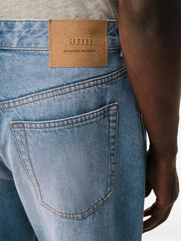 AMI Paris Large Fit Denim Jeans