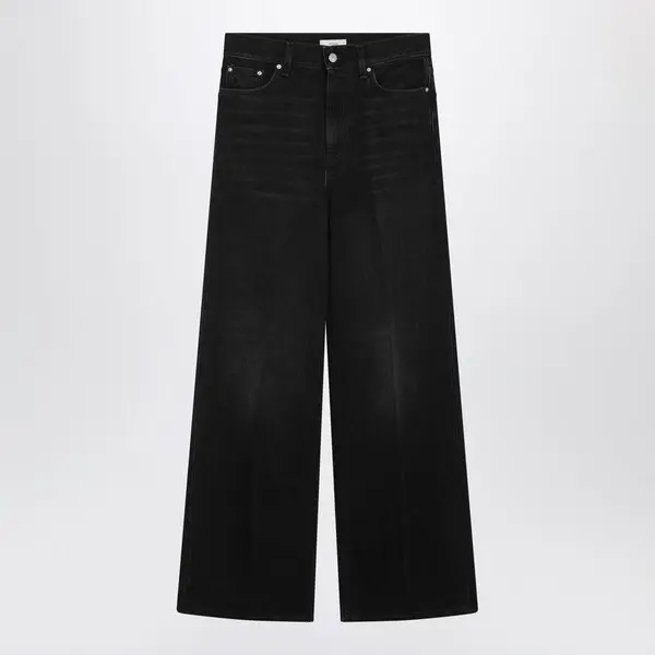 TOTEME Faded Effect Organic Cotton Jeans - Black