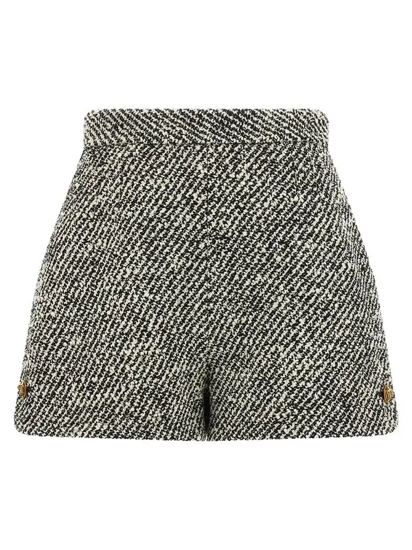 Versace Bouclé Wool Shorts