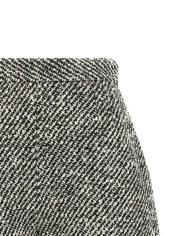 Versace Bouclé Wool Shorts
