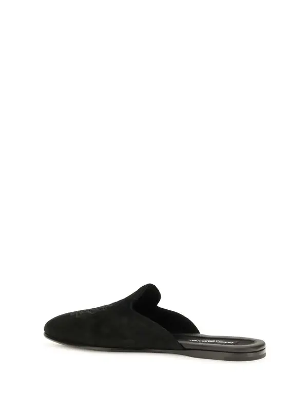 Dolce & Gabbana Calfskin Leather Mules