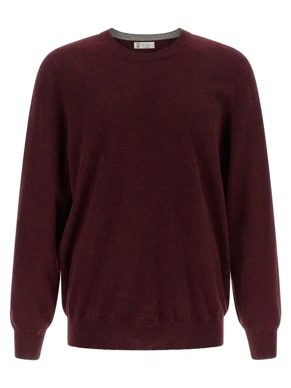 Brunello Cucinelli Cashmere Crew Neck Sweater - Multicolor