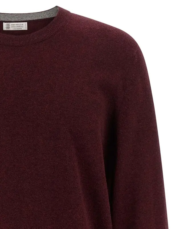 Brunello Cucinelli Cashmere Crew Neck Sweater - Multicolor