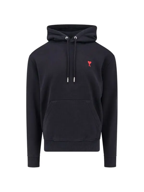 AMI Paris De Coeur Cotton Hoodie - Multicolor