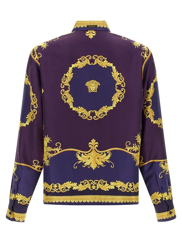 Versace New Barocco' Twill Shirt - Multicolor