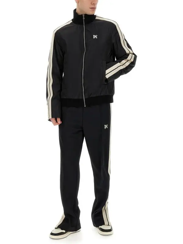 Palm Angels Logo Sweatshirt - Black