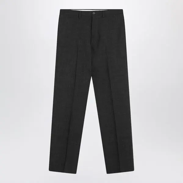 Prada Anthracite Grey Wool Trousers