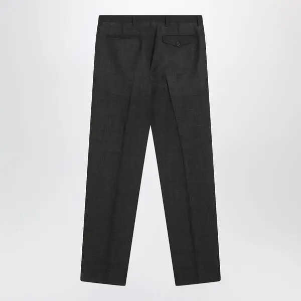 Prada Virgin Wool Trousers - Gray