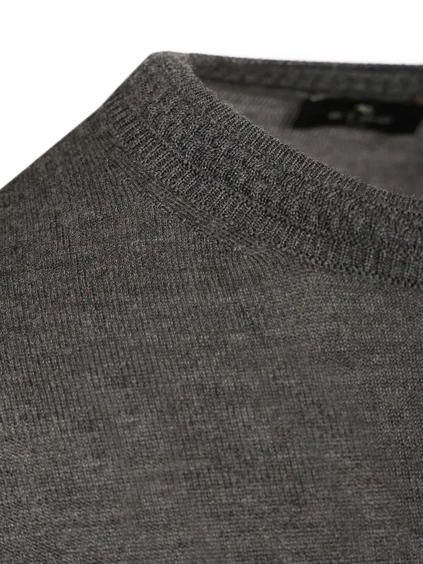 Etro Wool And Silk Sweater - Gray