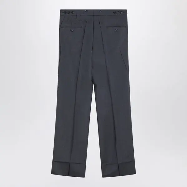 Prada Wide Aviator Mohair And Silk Trousers