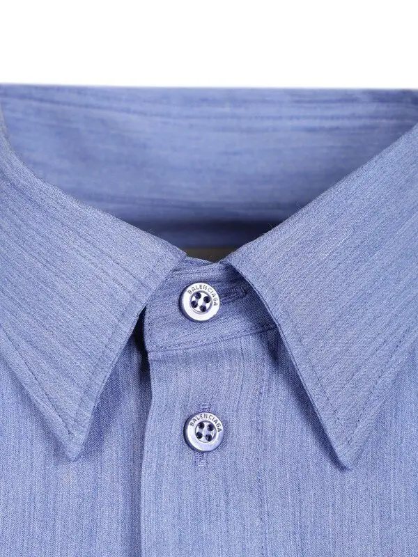 Balenciaga Cropped Wool Shirt