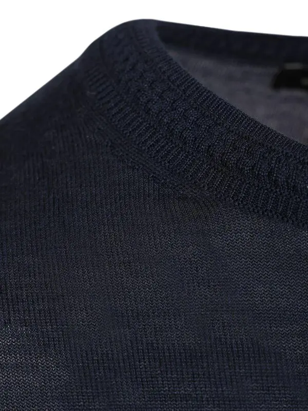 Etro Wool And Silk Sweater - Blue
