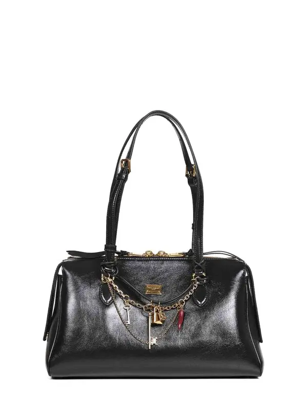 Dolce & Gabbana Black Vittoria Handbag - Multicolor