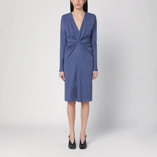Etro Jacquard-effect Dress - Blue