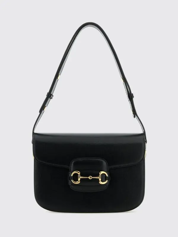 Gucci Horsebit 1955 Leather Bag - Black