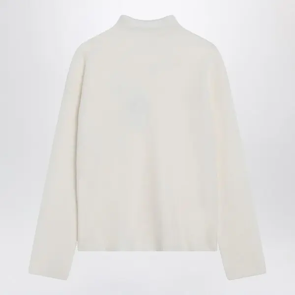 Max Mara Ivory Cashmere-blend Sweater