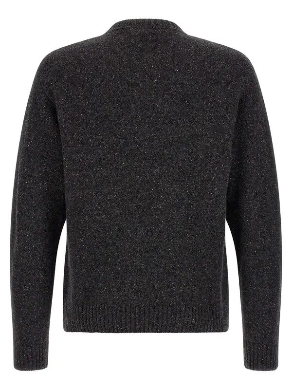 Moschino Mirrored Logo Sweater - Gray