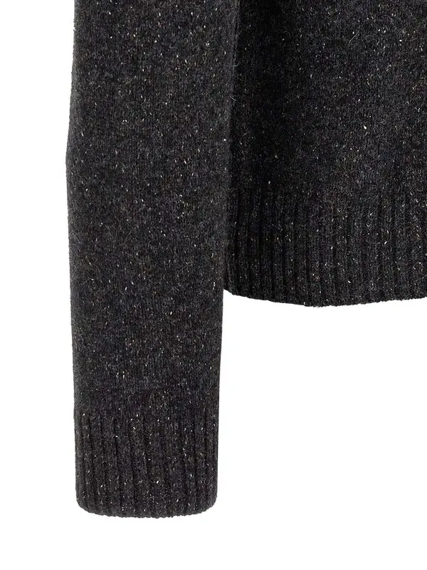 Moschino Mirrored Logo Sweater - Gray