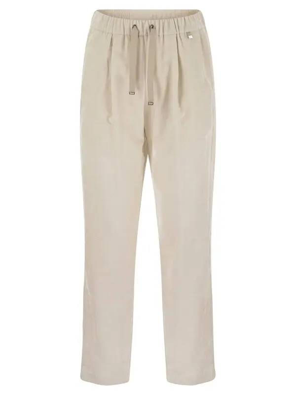 Herno Bright Corduroy Resort Trousers